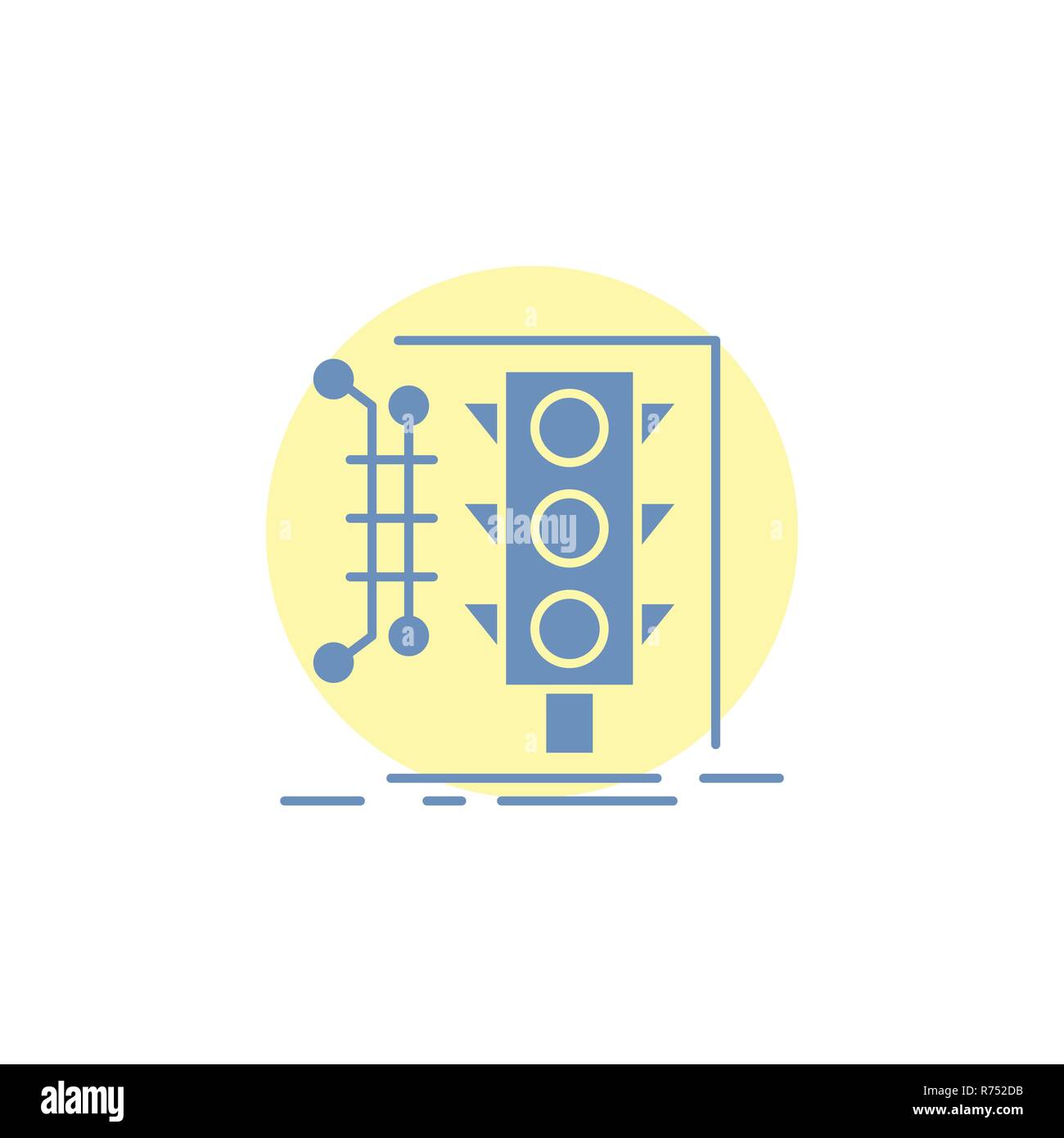 Traffic control monitor Cut Out Stock Images & Pictures - Alamy
