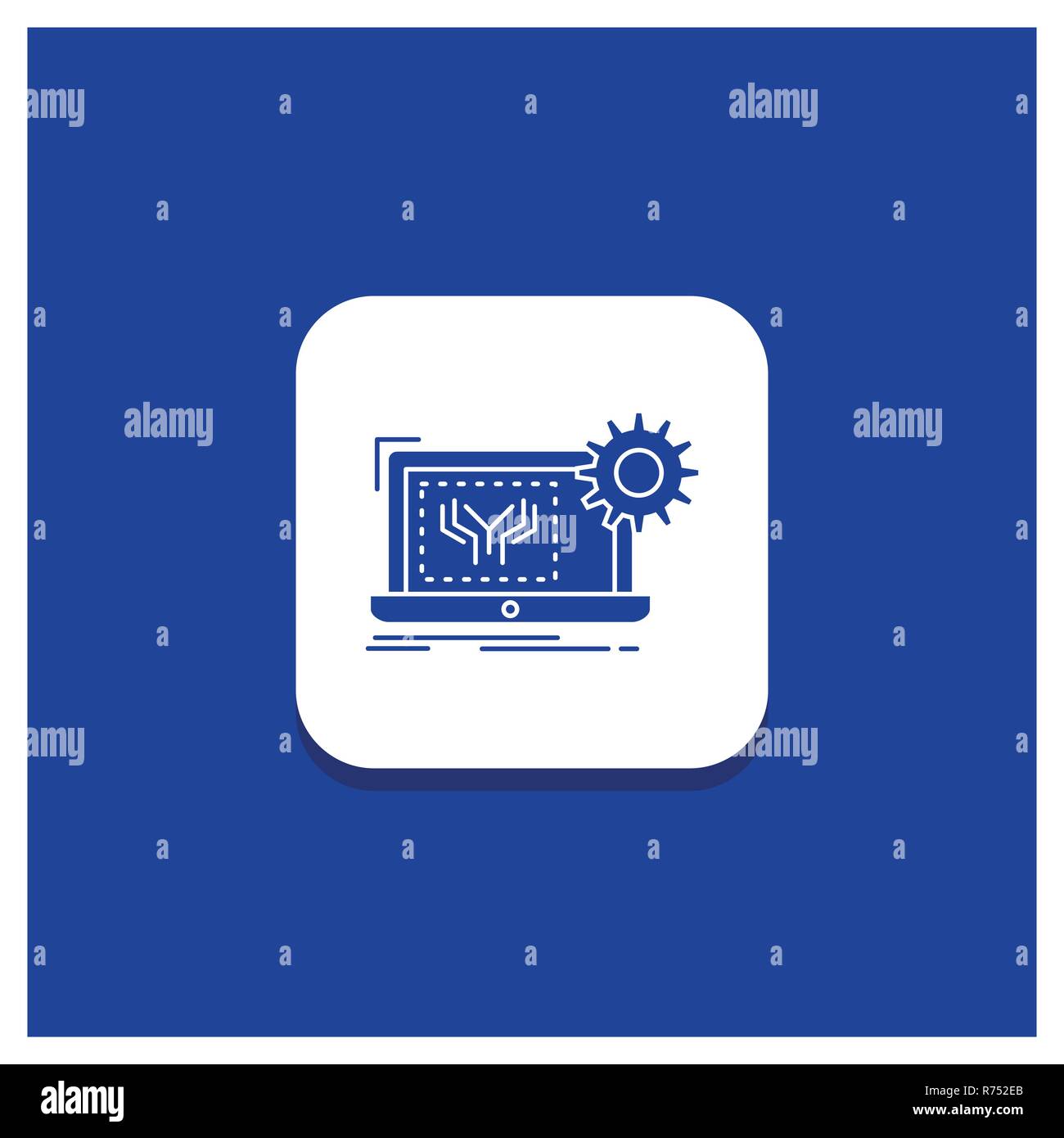 Circuit board blueprint Stock Vector Images - Alamy