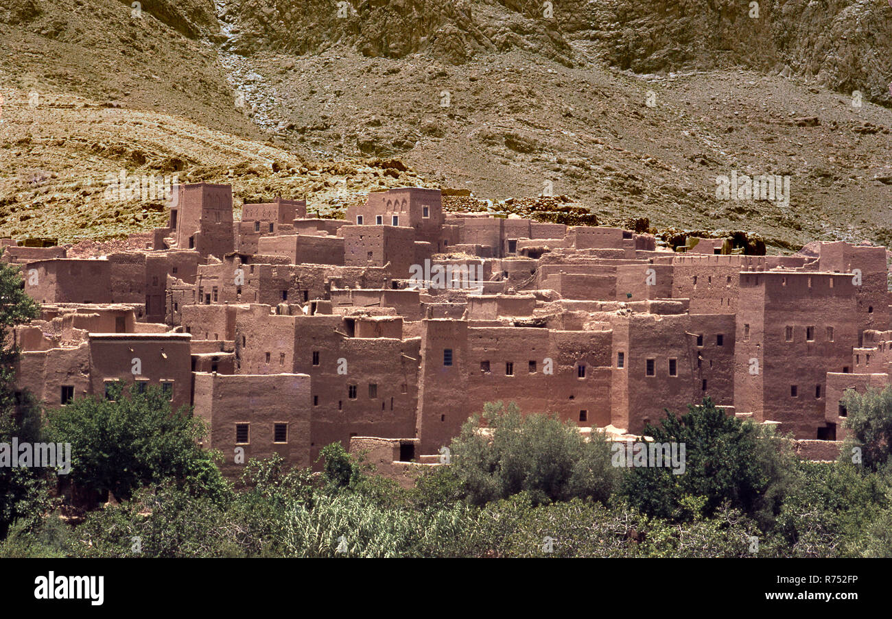 Old berber architecture in the mountains of Morocco Stock Photo - Alamy