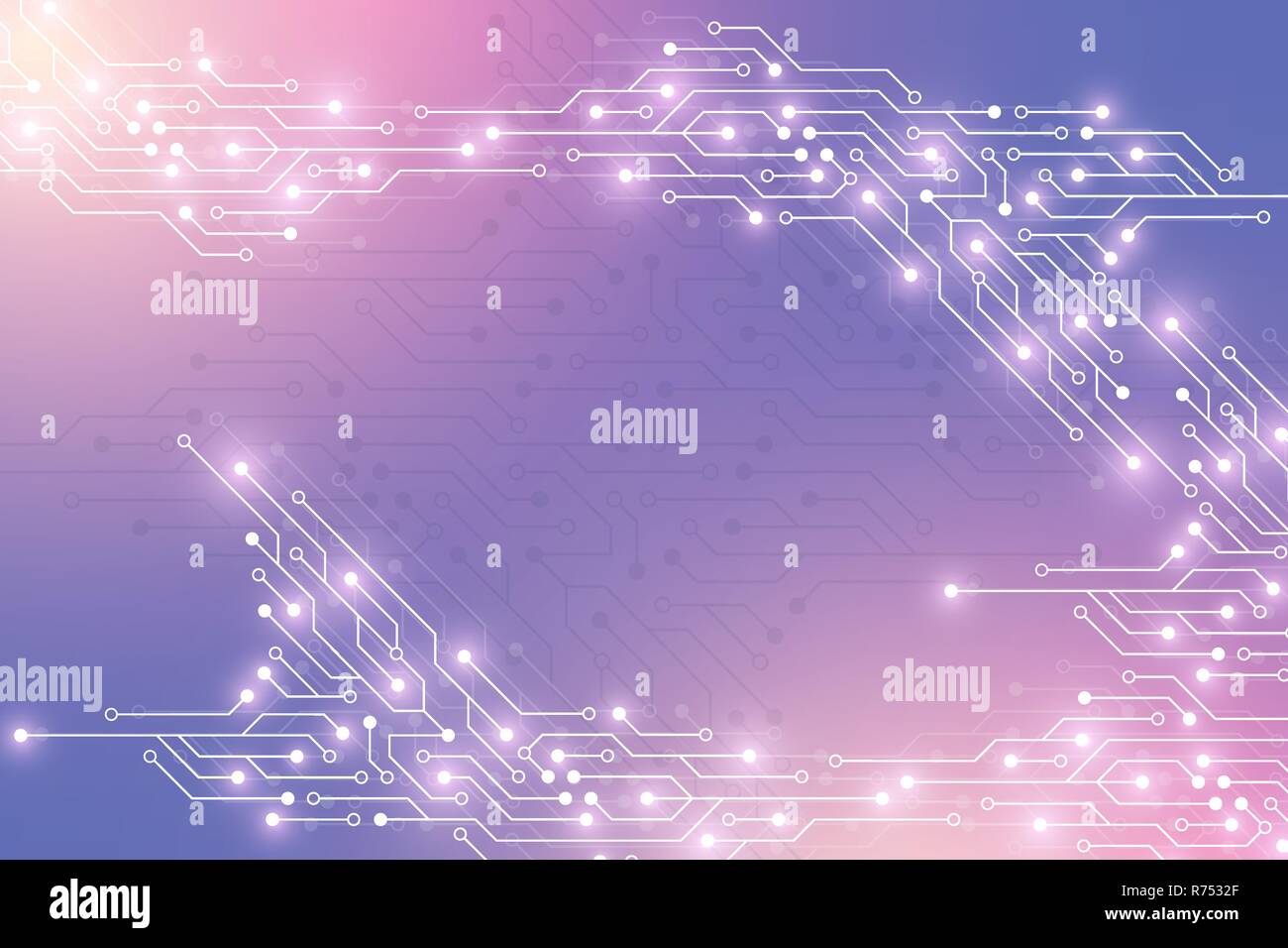 Computer motherboard vector background with circuit board electronic ...