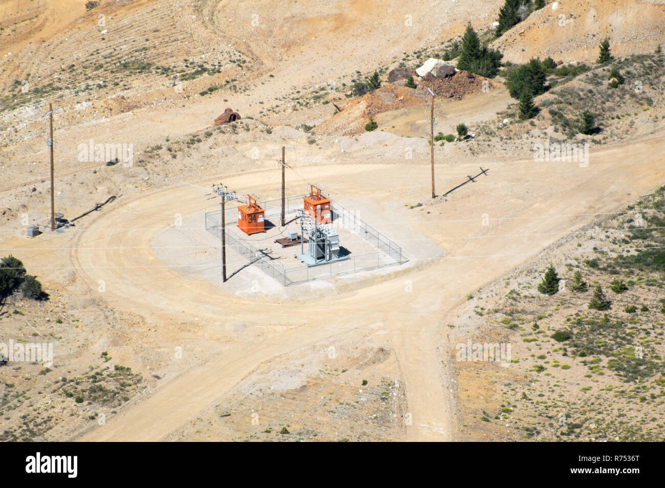 The Kennecott mining copper mining operation in Tooele, Utah Stock ...