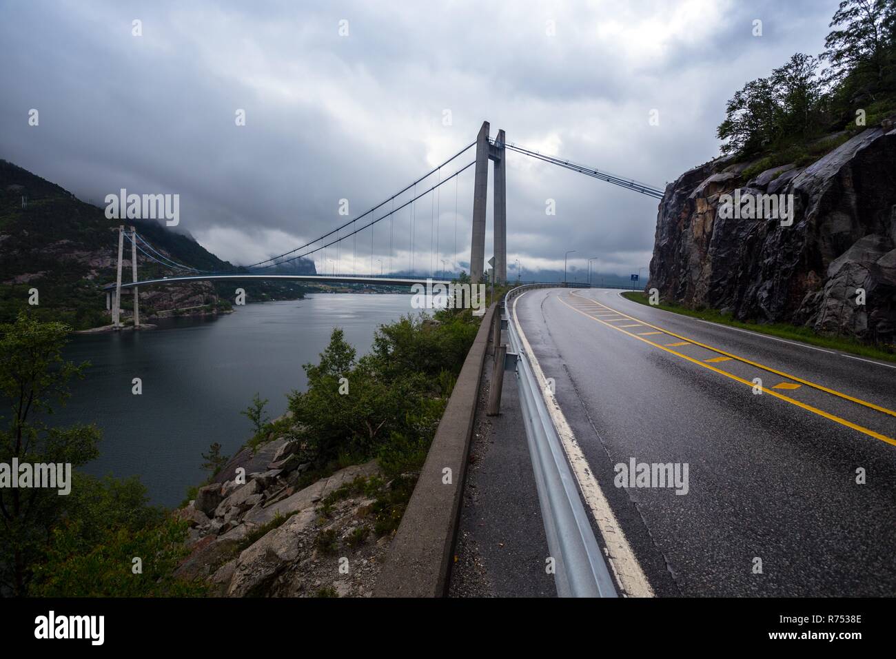 Lysefjordbrua bridge hi-res stock photography and images - Alamy