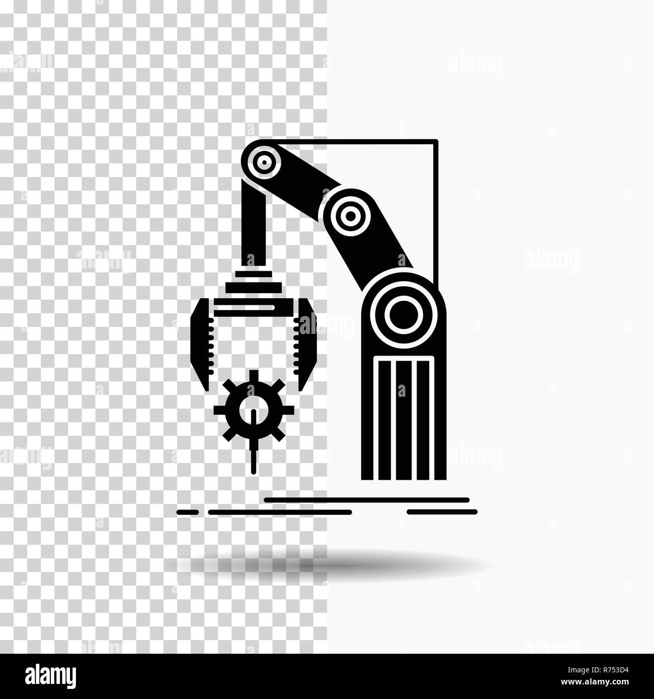 Transparent robotic arm Stock Vector Images - Alamy