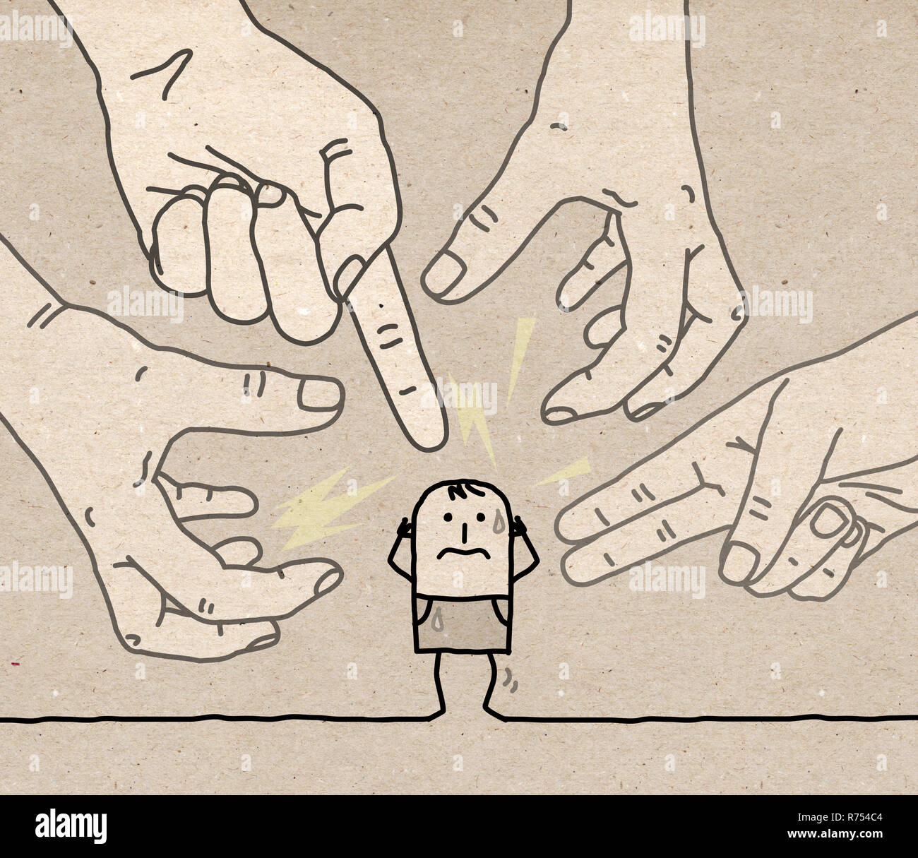 Paranoia illustration hi-res stock photography and images - Alamy