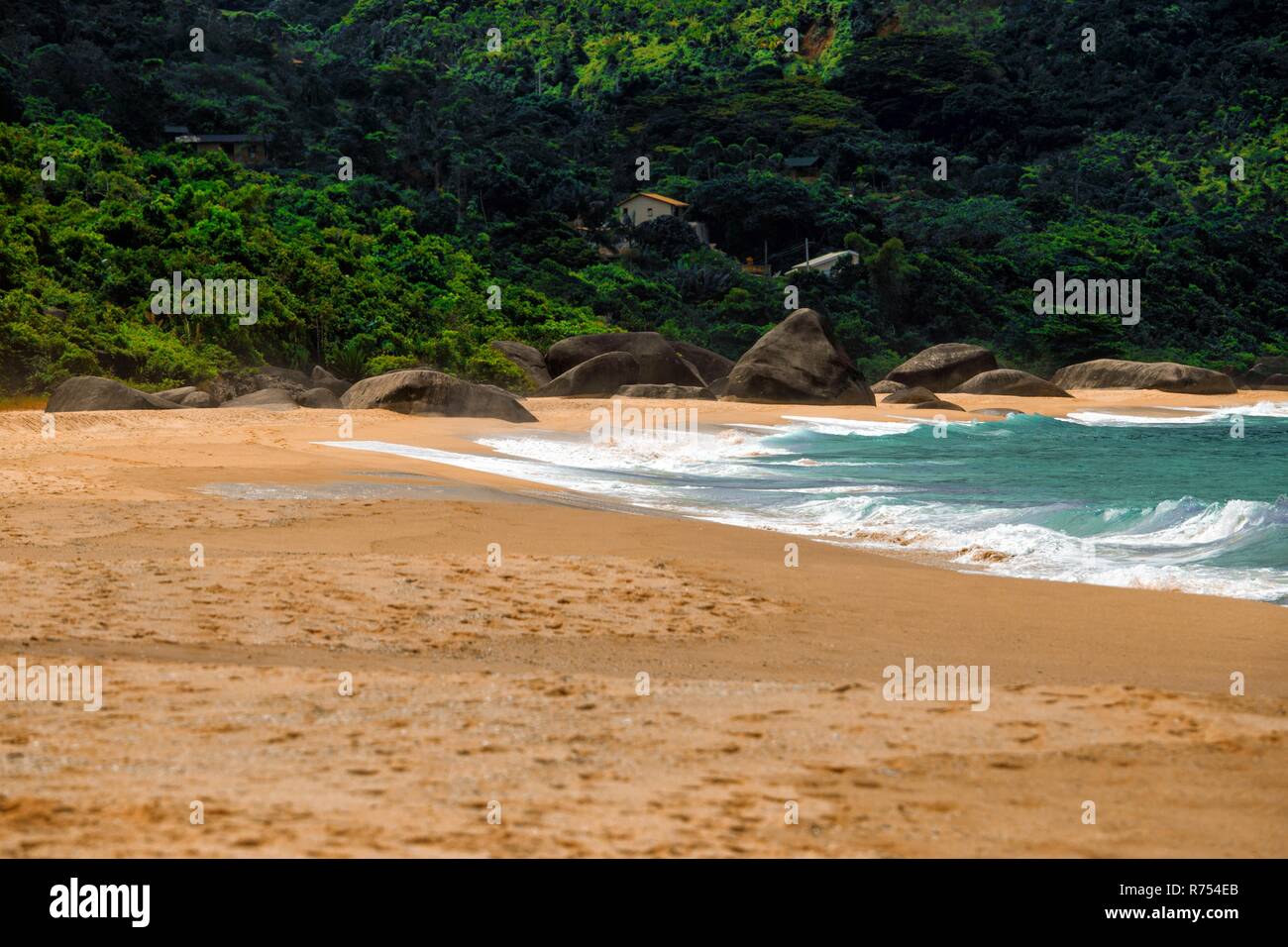 empty beautiful beaches of Rio de Janeiro state Brazil Stock Photo - Alamy