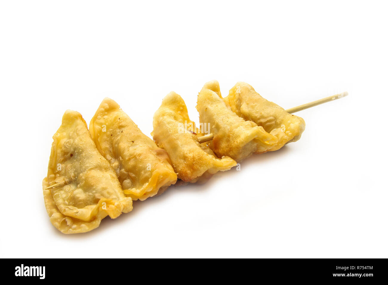 Dumpling fried snack Cut Out Stock Images & Pictures - Alamy