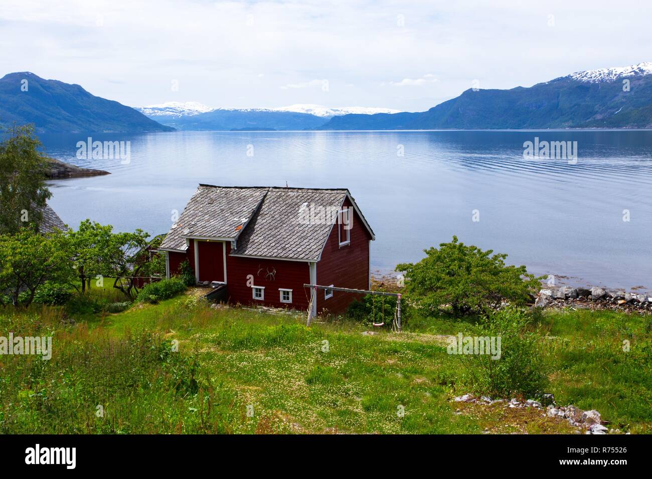 Norwegian rural house hi-res stock photography and images - Alamy