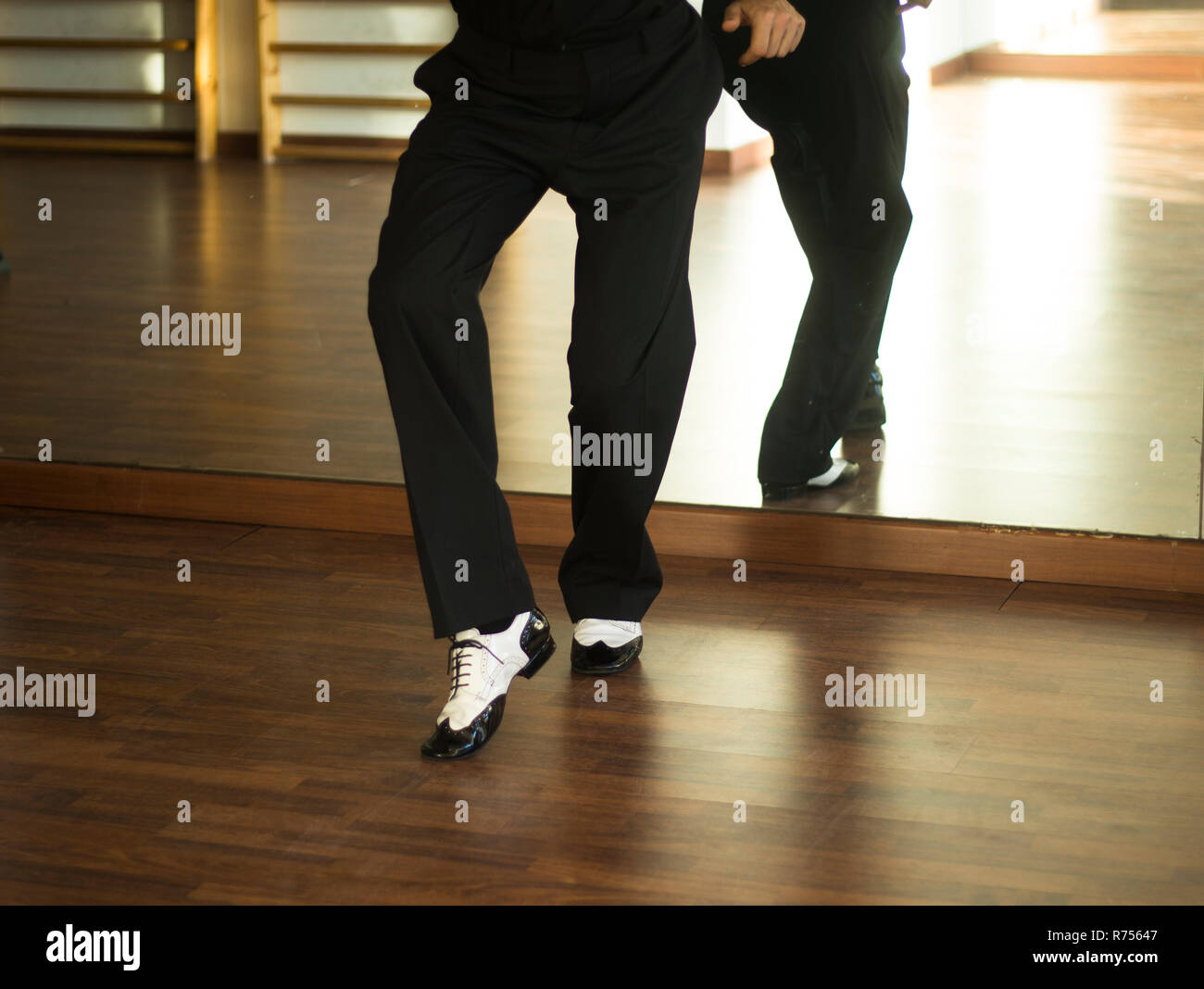 Male ballroom dance salsa dancer instructors man dancing in shcool ...