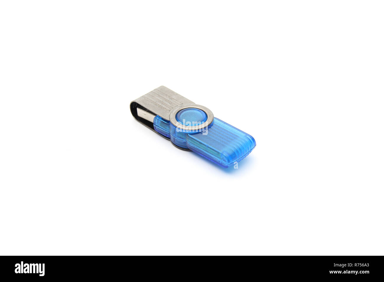 Blue usb flash drive Cut Out Stock Images & Pictures - Alamy