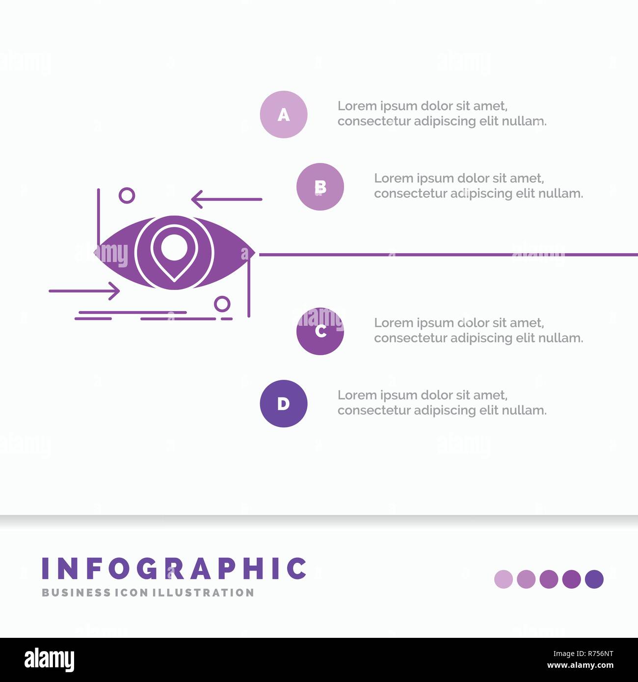 Infographic template design human eye hi-res stock photography and ...