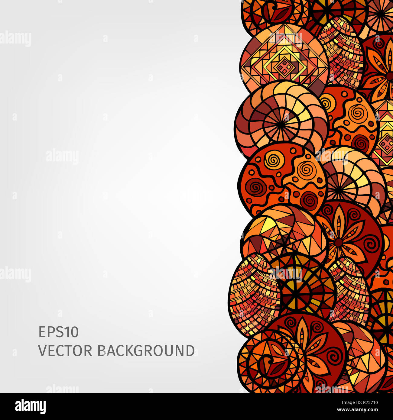 hand drawn ethnic background Stock Photo - Alamy