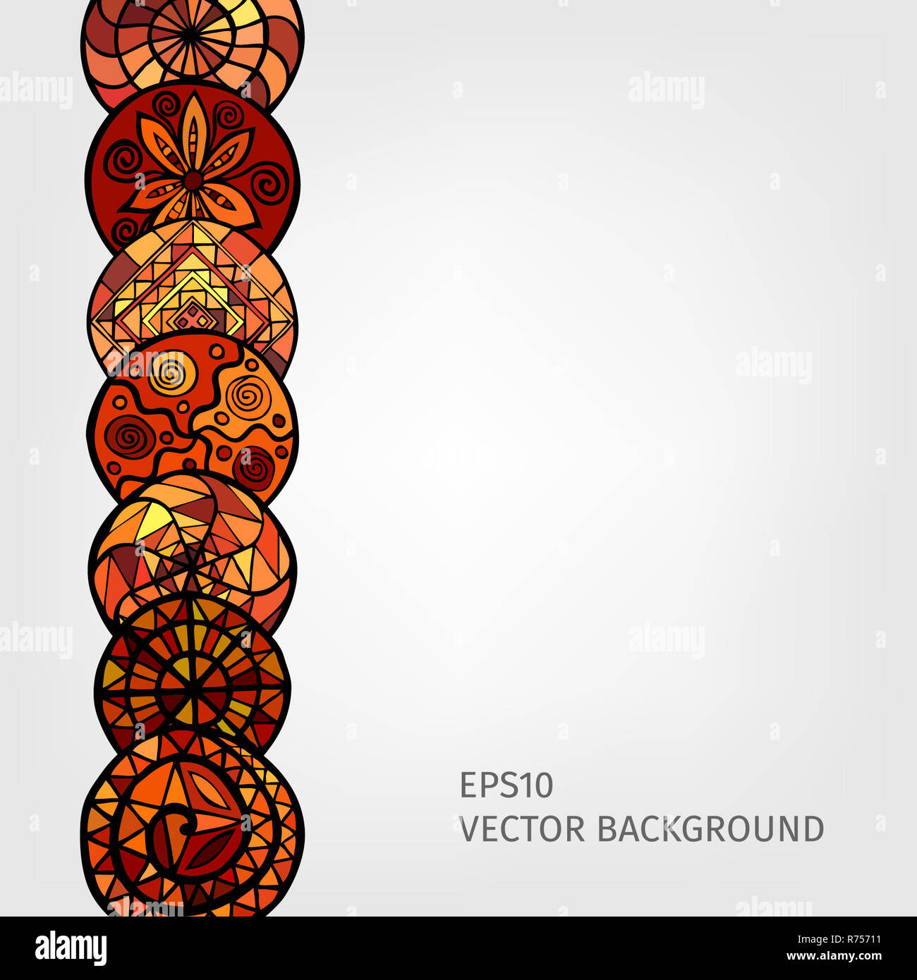 hand drawn ethnic background Stock Photo - Alamy