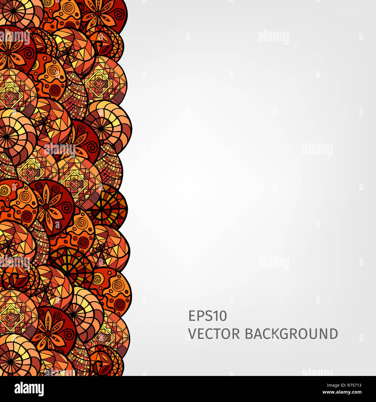 hand drawn ethnic background Stock Photo - Alamy