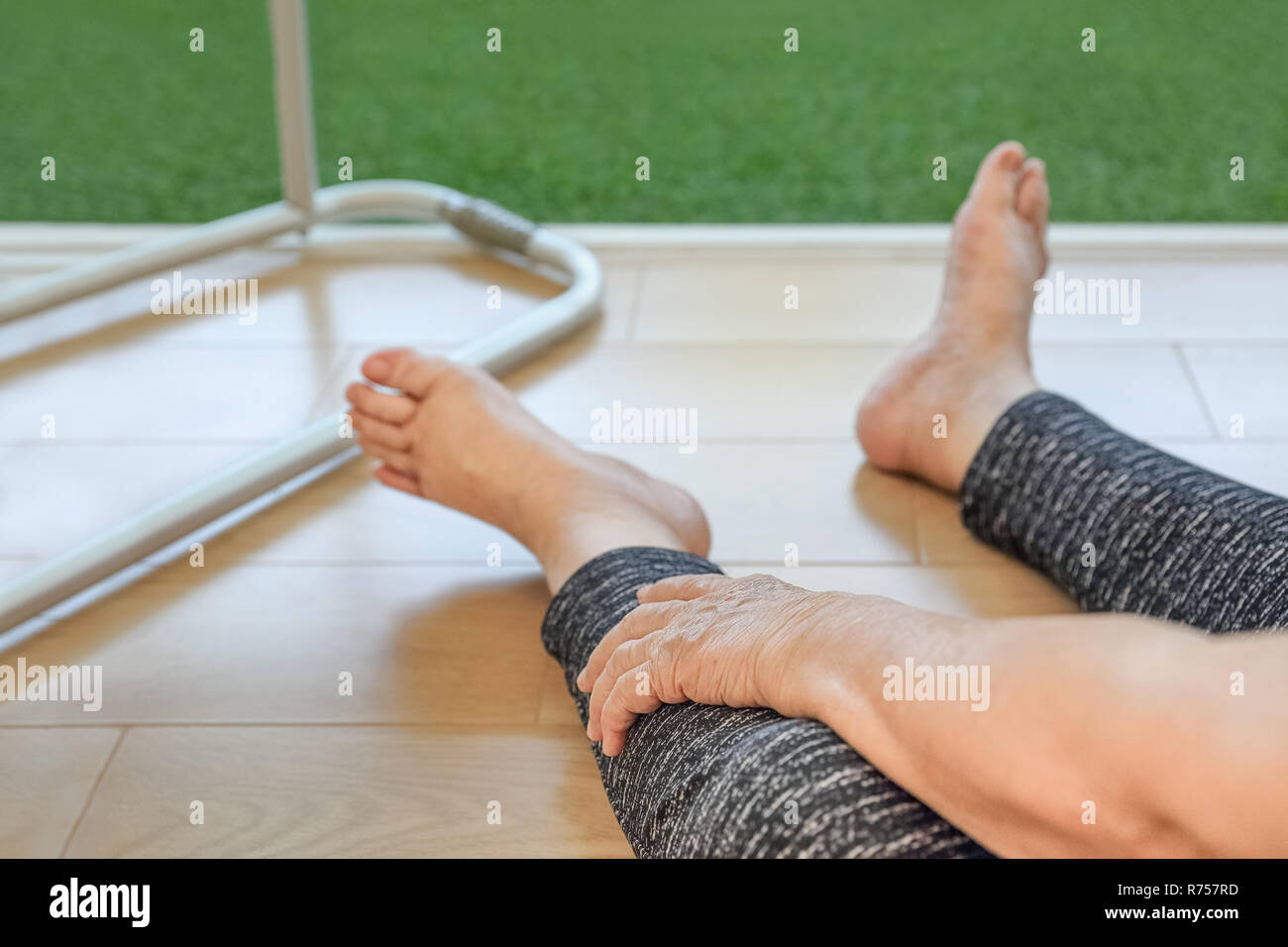 Old person falling down hi-res stock photography and images - Alamy