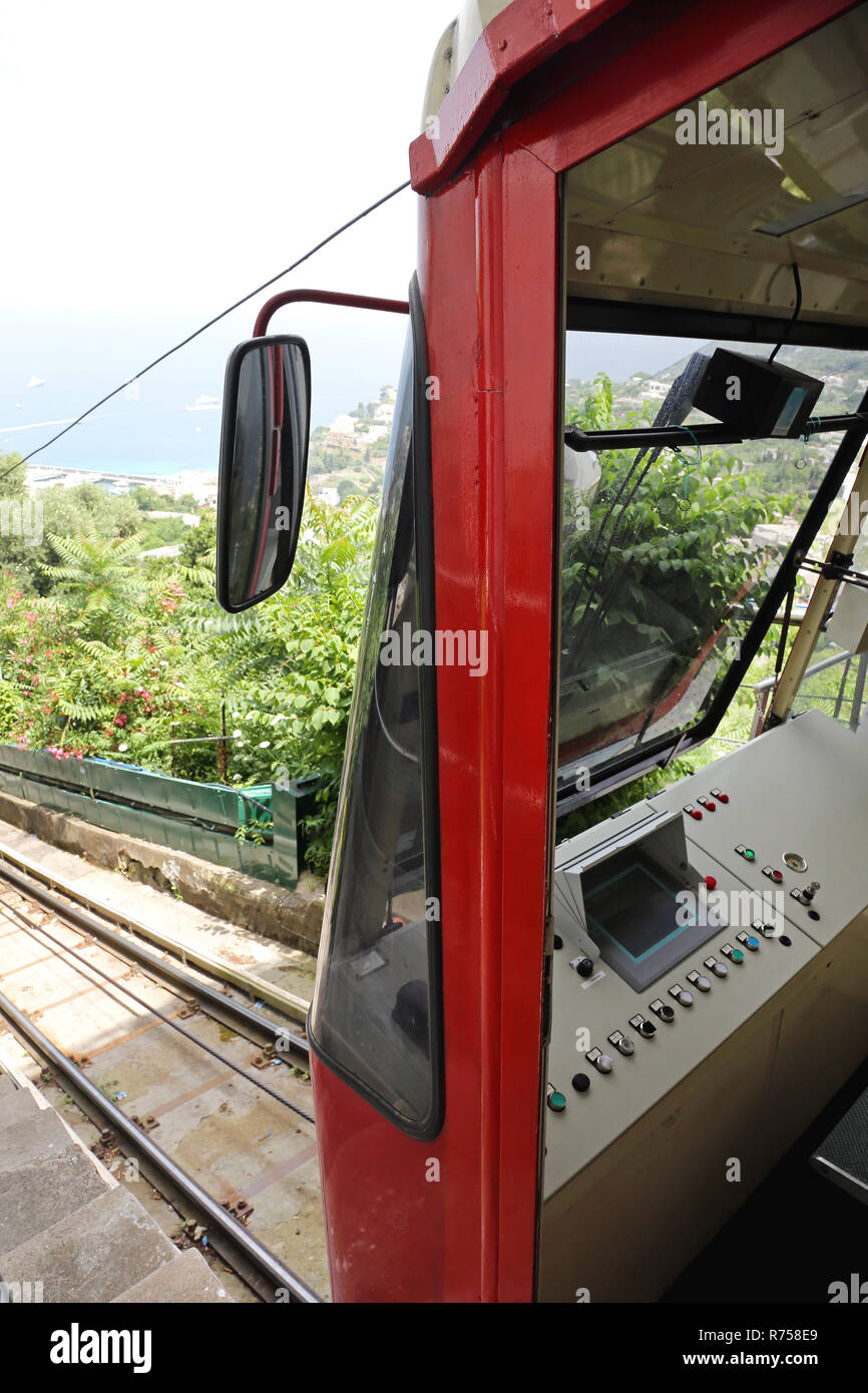 Funicular railway capri hi-res stock photography and images - Alamy