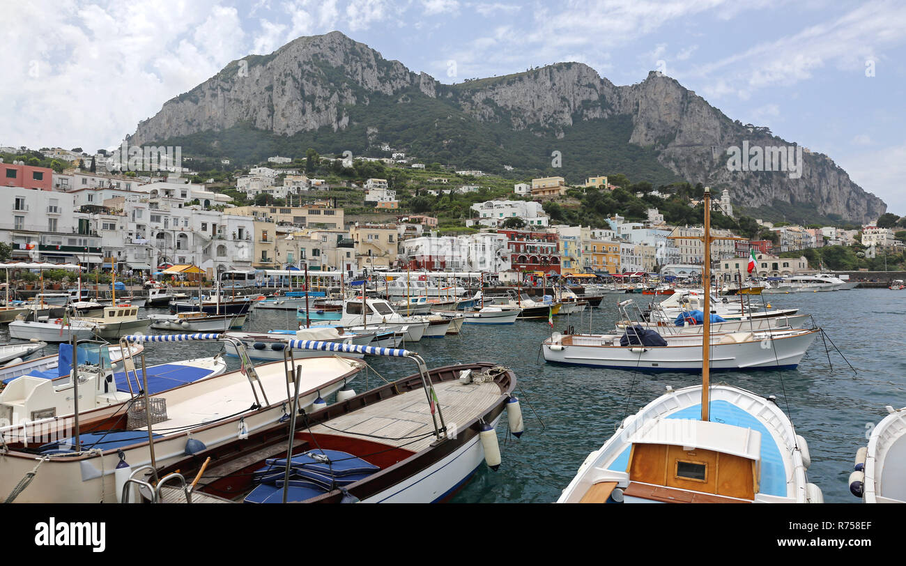 Grand Marina Capri Stock Photo - Alamy