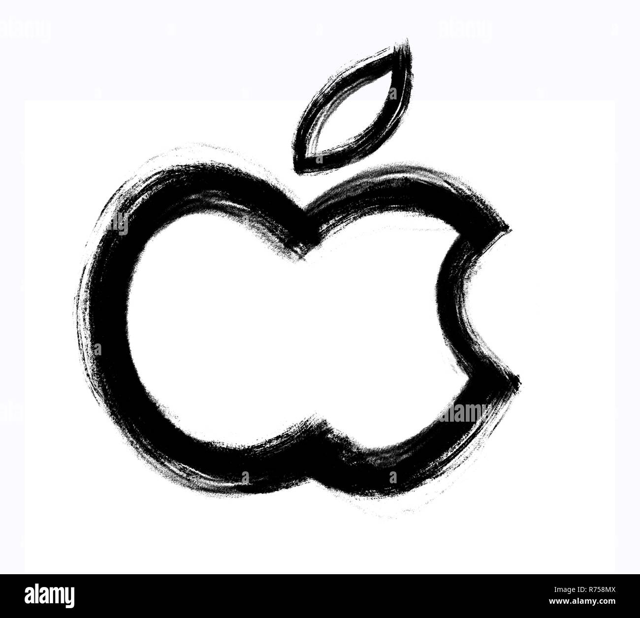 Apple company logo Cut Out Stock Images & Pictures - Alamy