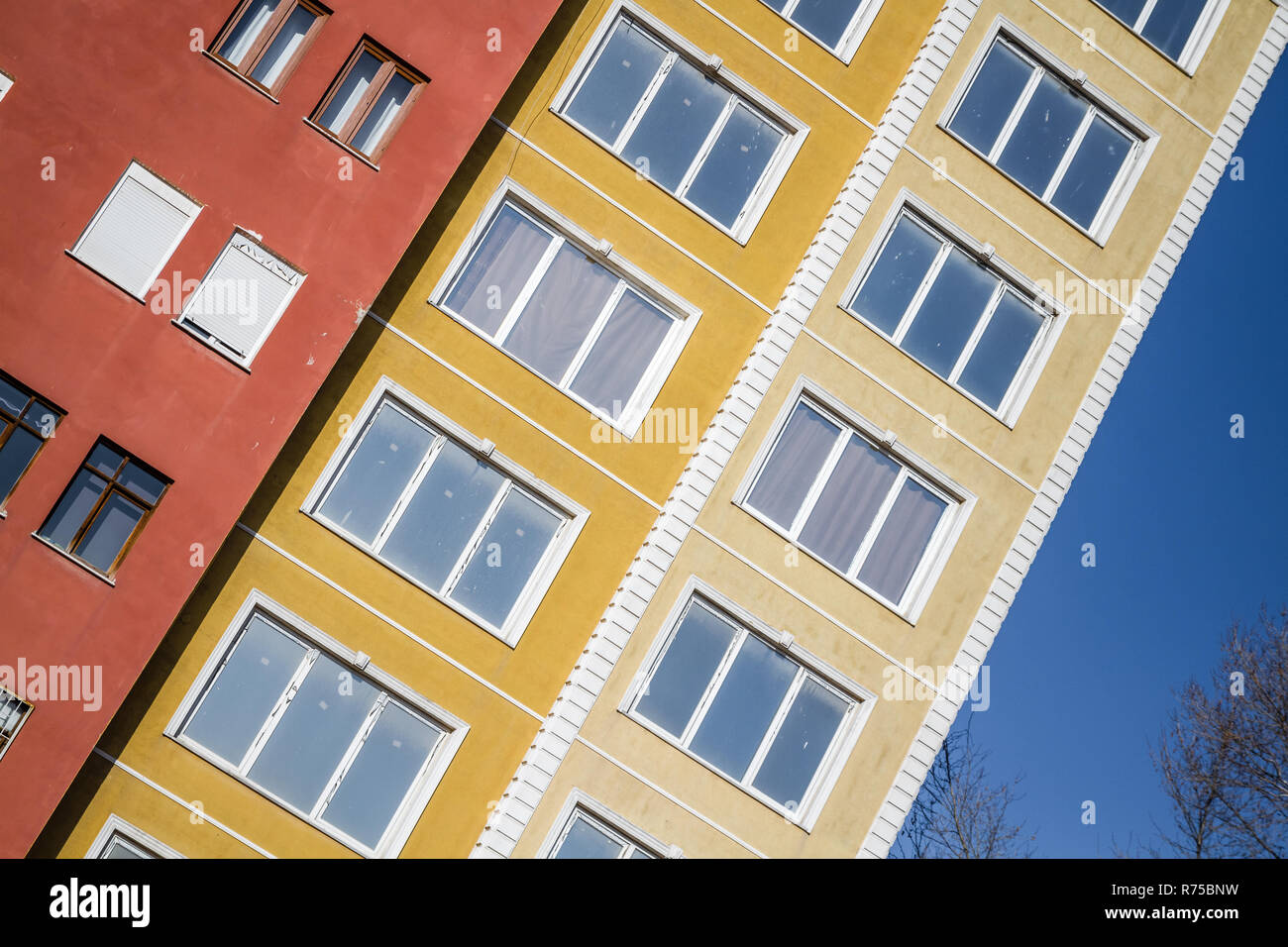 Urban Transformation and Modern Apartment Buildings Stock Photo - Alamy