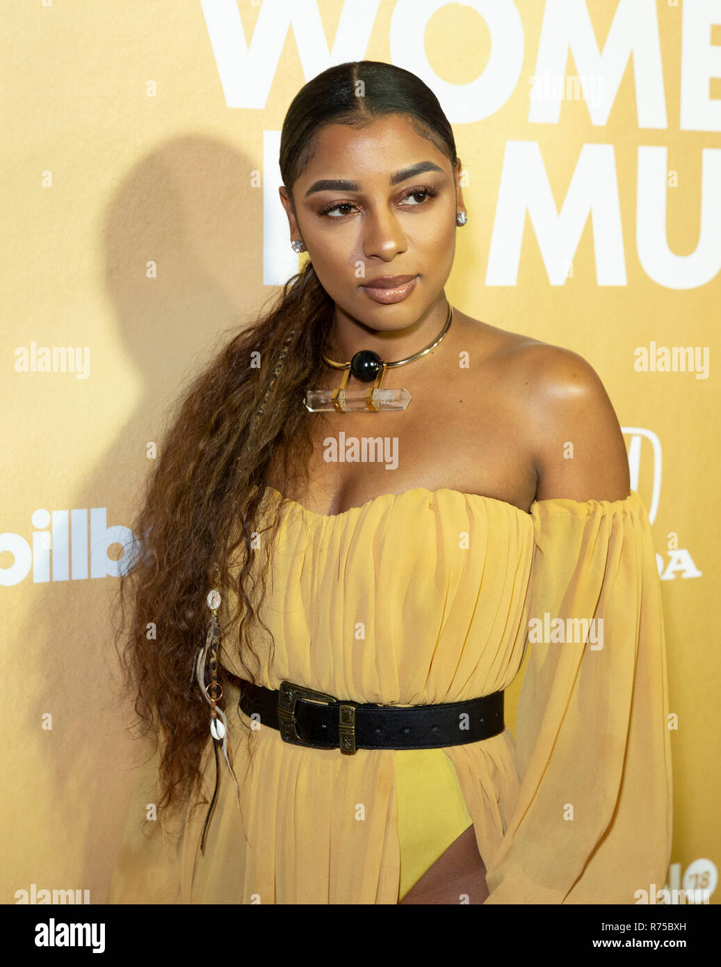 New York, NY - December 6, 2018: Victoria Monet attends Billboard's ...