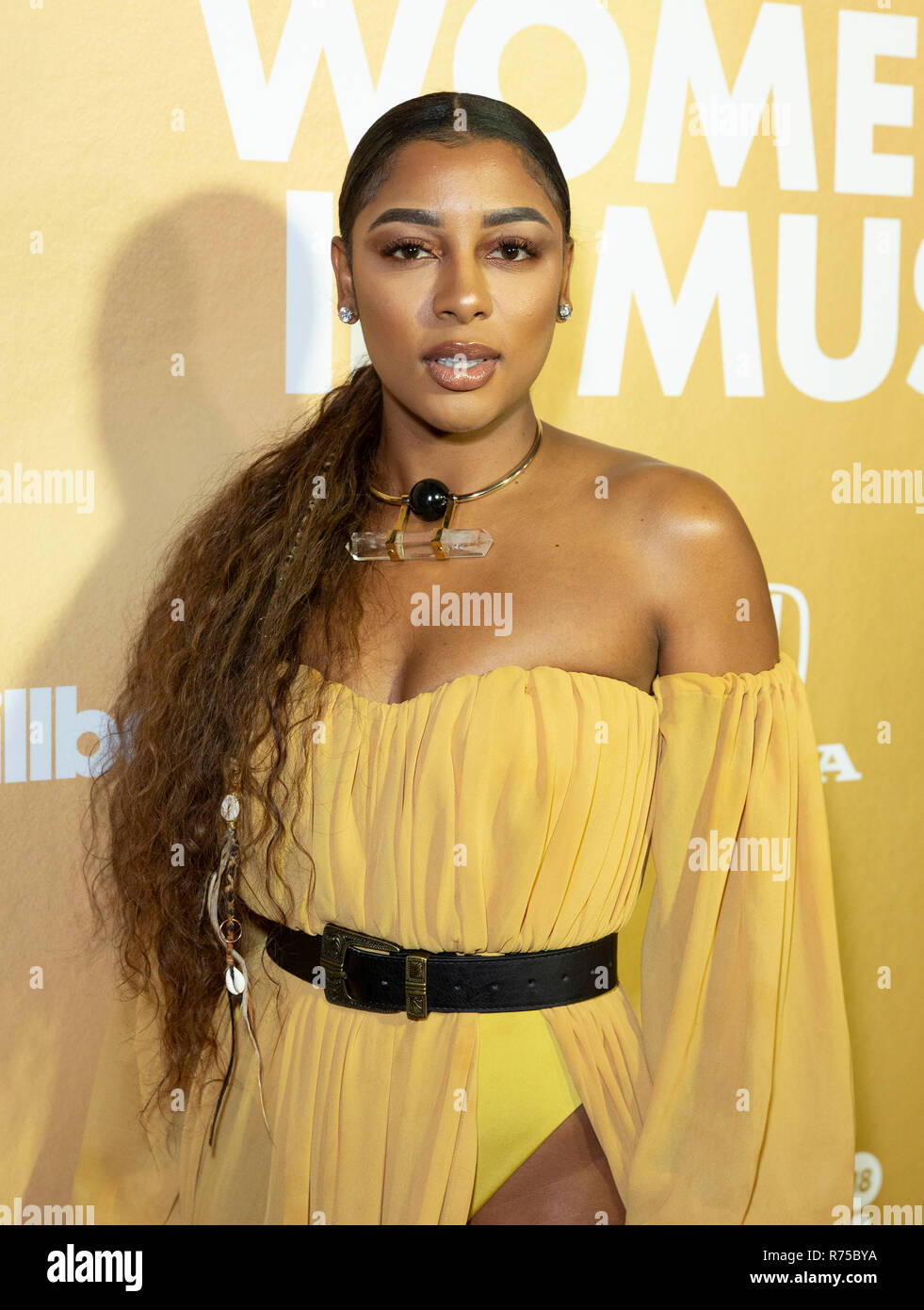 New York, NY - December 6, 2018: Victoria Monet attends Billboard's ...