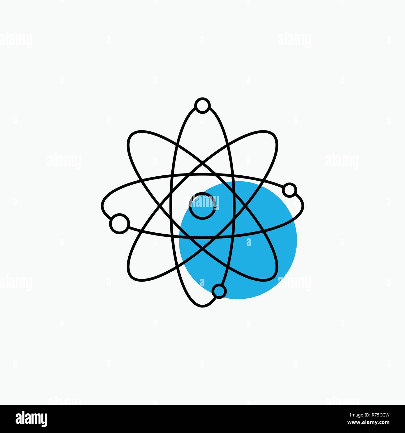 3d atomic structure molecule model Stock Vector Images - Alamy