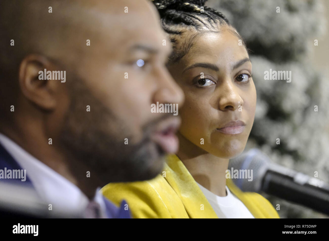 Los Angeles, California, USA. 7th Dec, 2018. Los Angeles Sparks newly ...