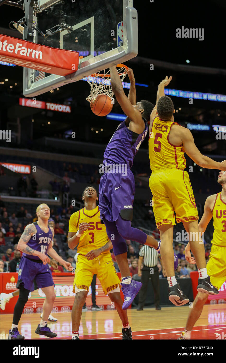 Los Angeles, CA, USA. 07th Dec, 2018. TCU Horned Frogs center Kevin ...