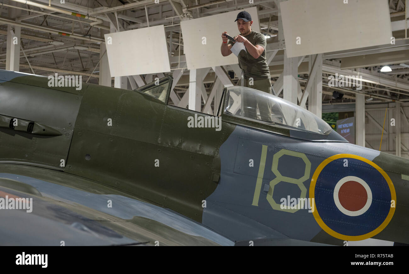 RAF Museum, London, UK. 8 December, 2018. To celebrate 100 years since ...