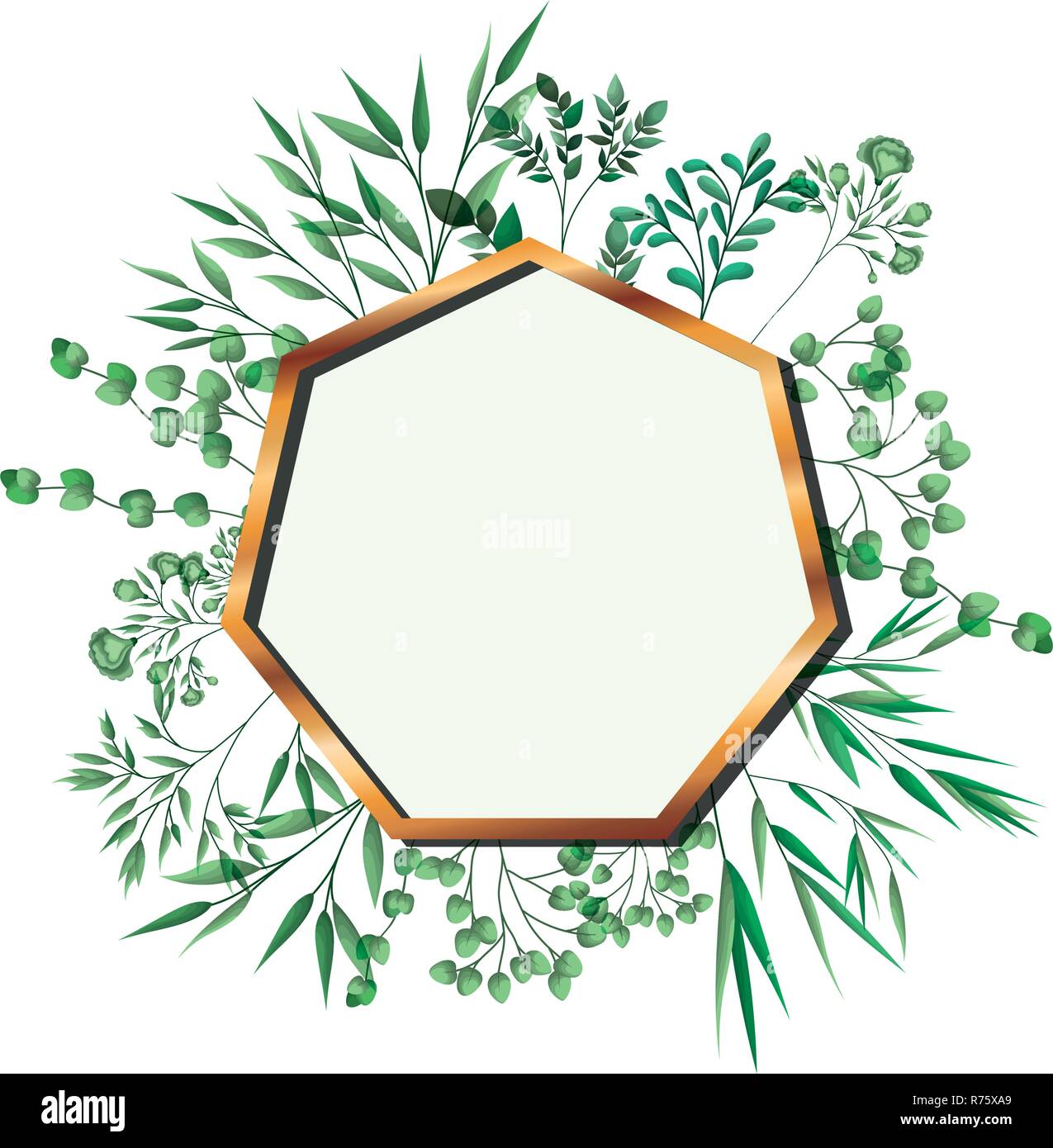 Golden heptagon hi-res stock photography and images - Alamy