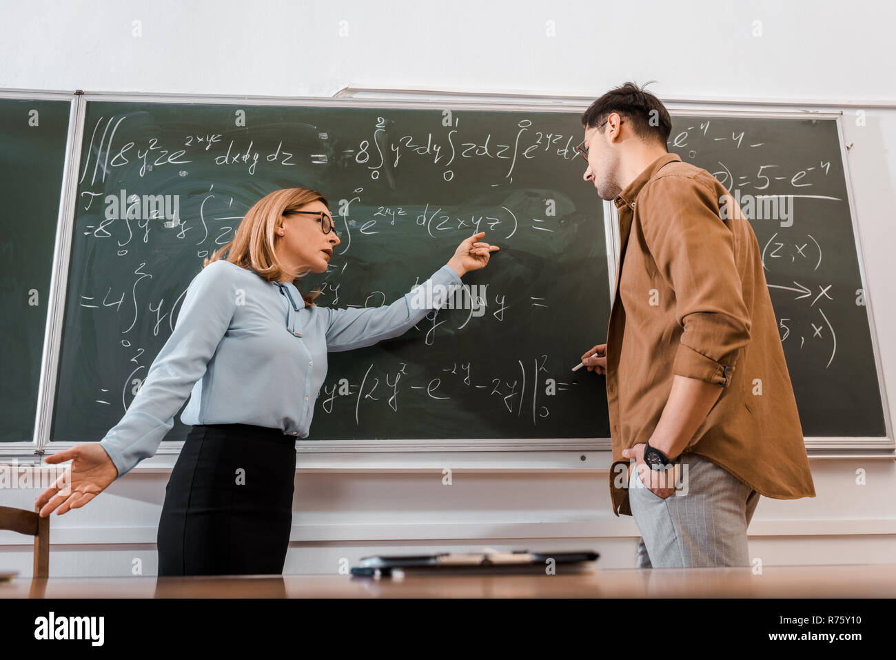 Female professor lecture hi-res stock photography and images - Alamy