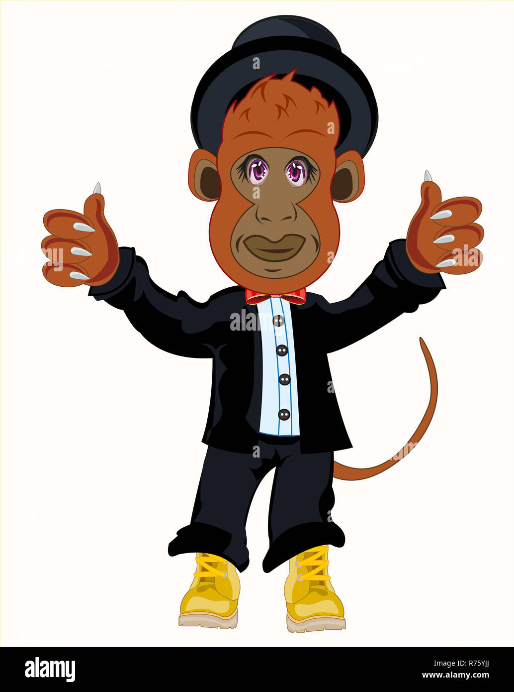 Ape in suit Stock Photo - Alamy