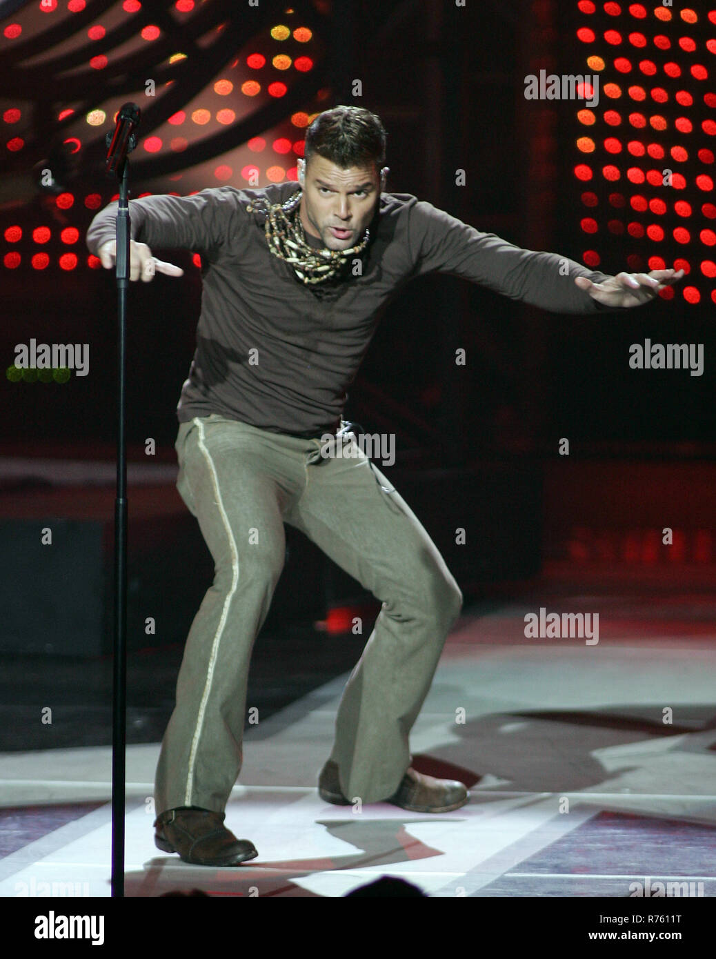 Ricky Martin performs in concert on the opening night of the new ...