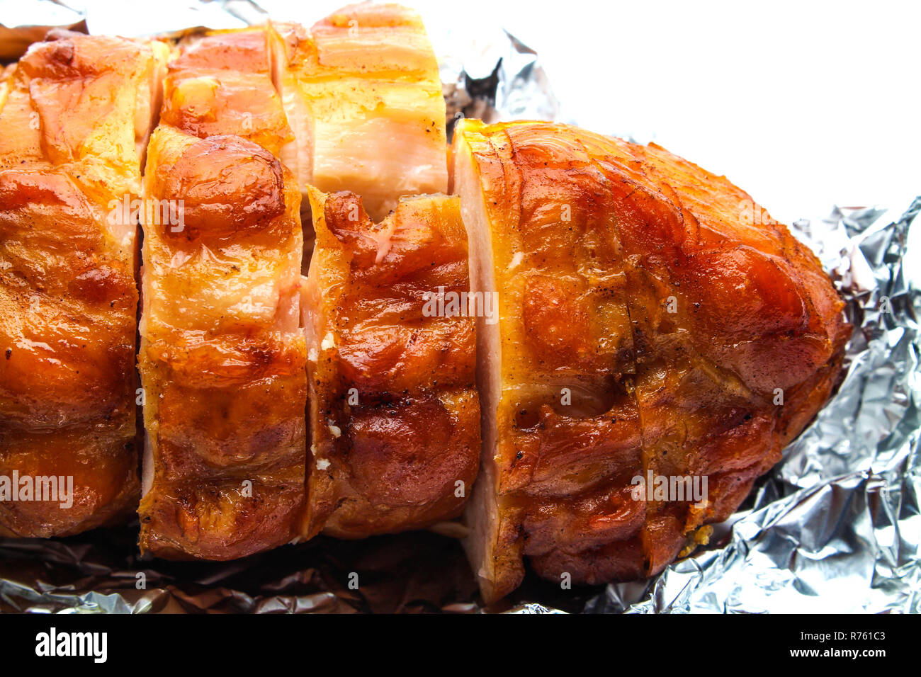An isolated roasted chicken Stock Photo - Alamy