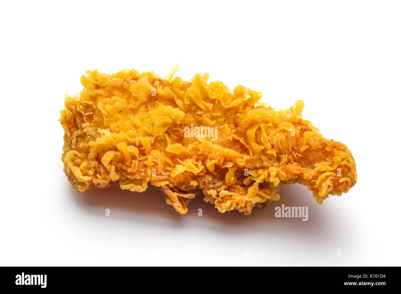An isolated chicken strip Stock Photo - Alamy