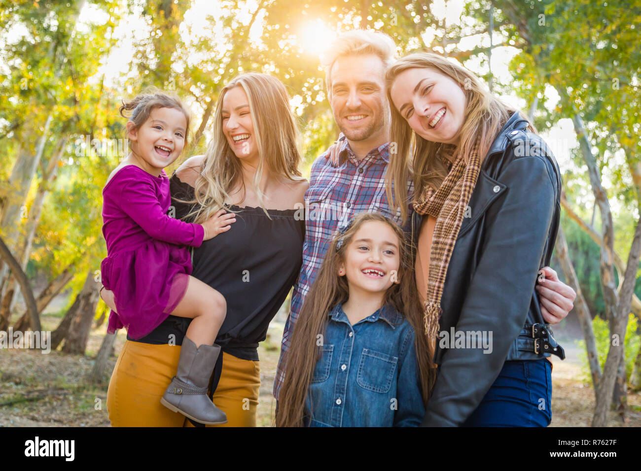 Family members having fun outdoors hi-res stock photography and images ...