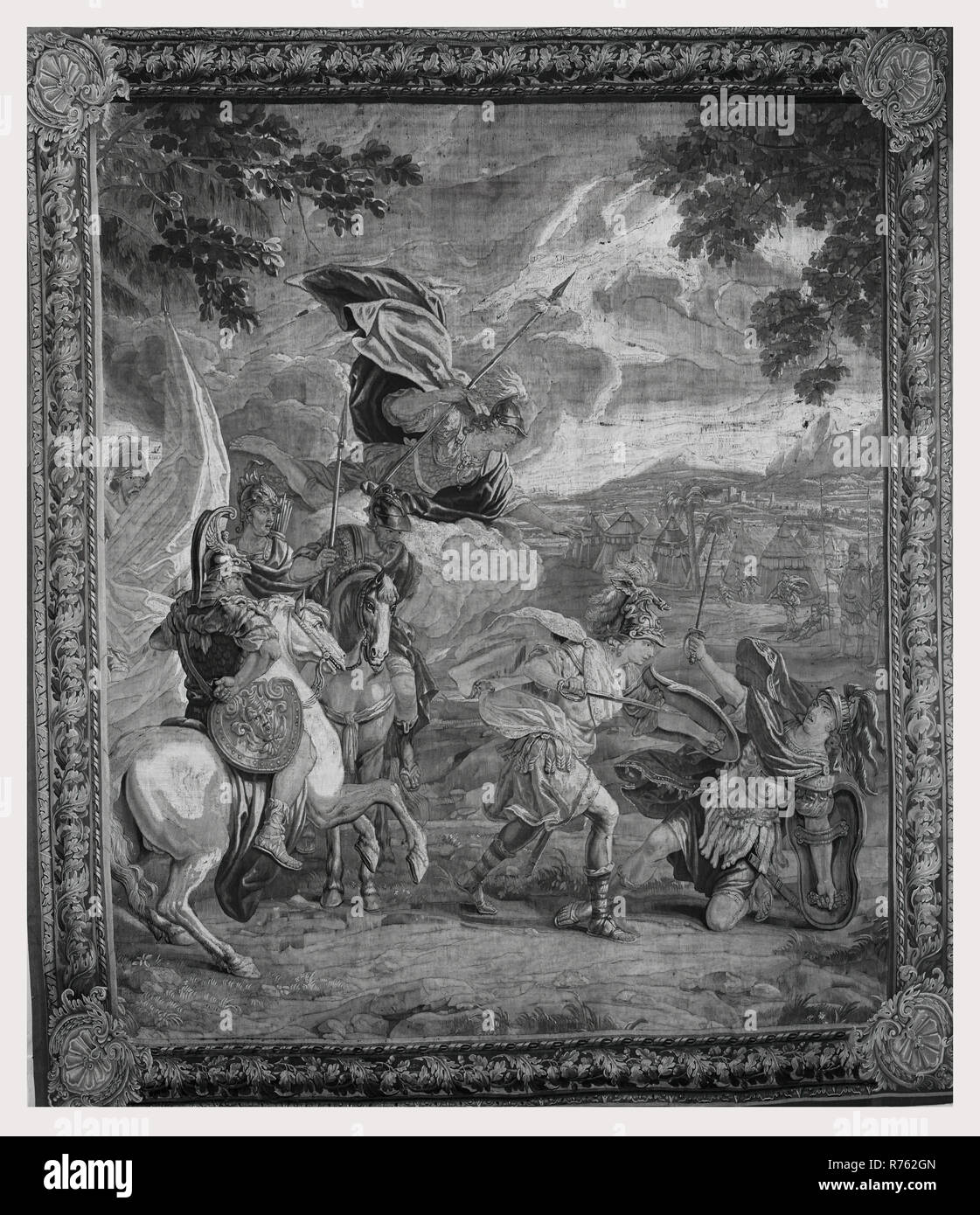 Athena (Minerva) restrains Achilles' anger Stock Photo - Alamy