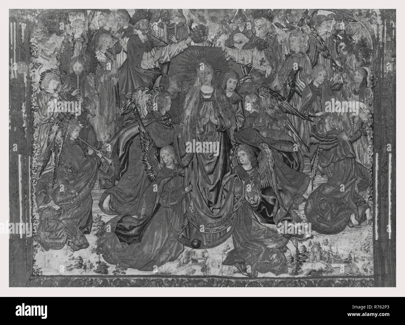 Assumption And Coronation Of Virgin Mary Stock Photo Alamy