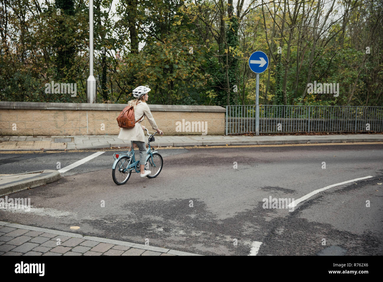 Cycling to Work Stock Photo - Alamy