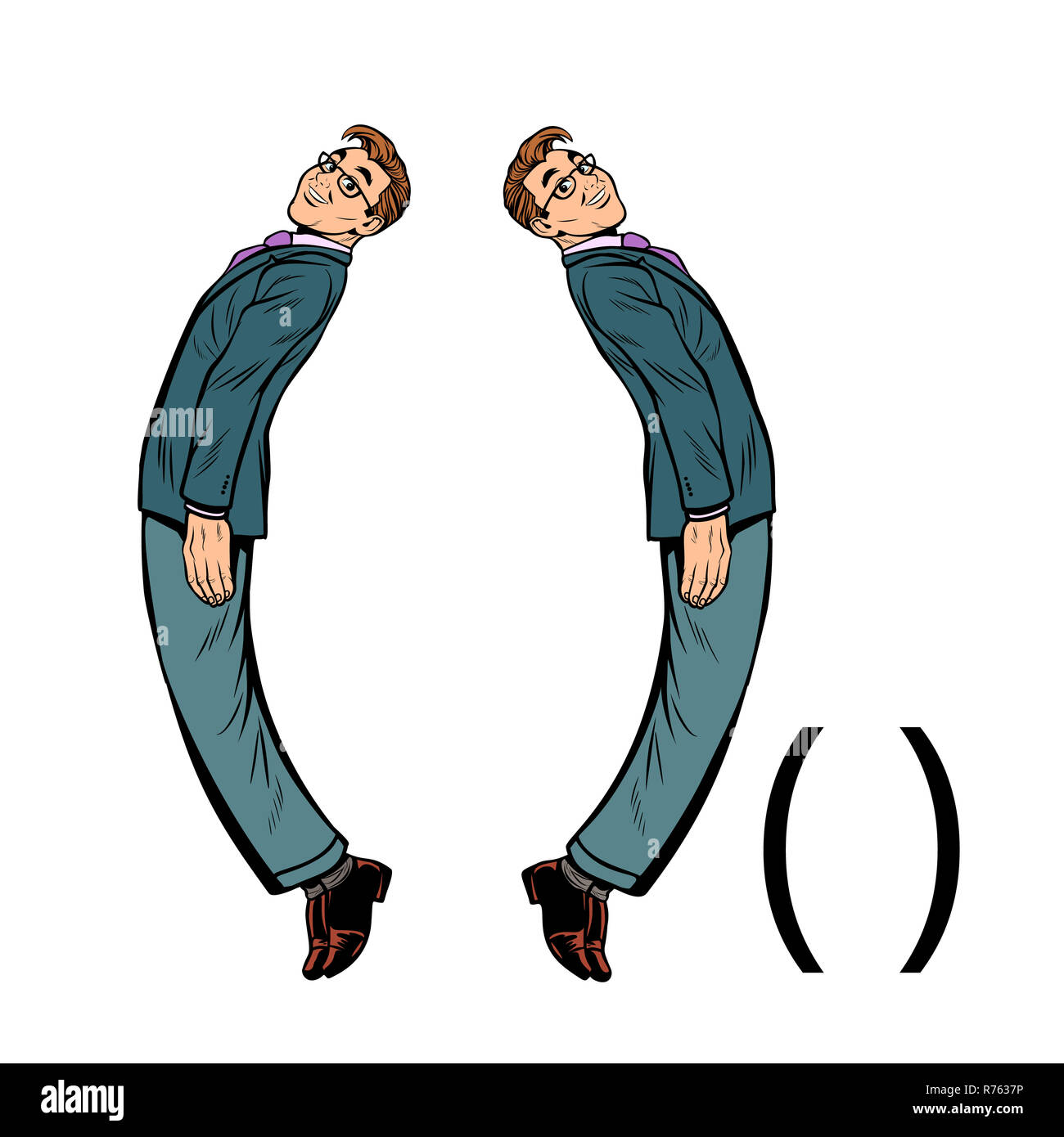 Brackets people human human hi-res stock photography and images - Alamy