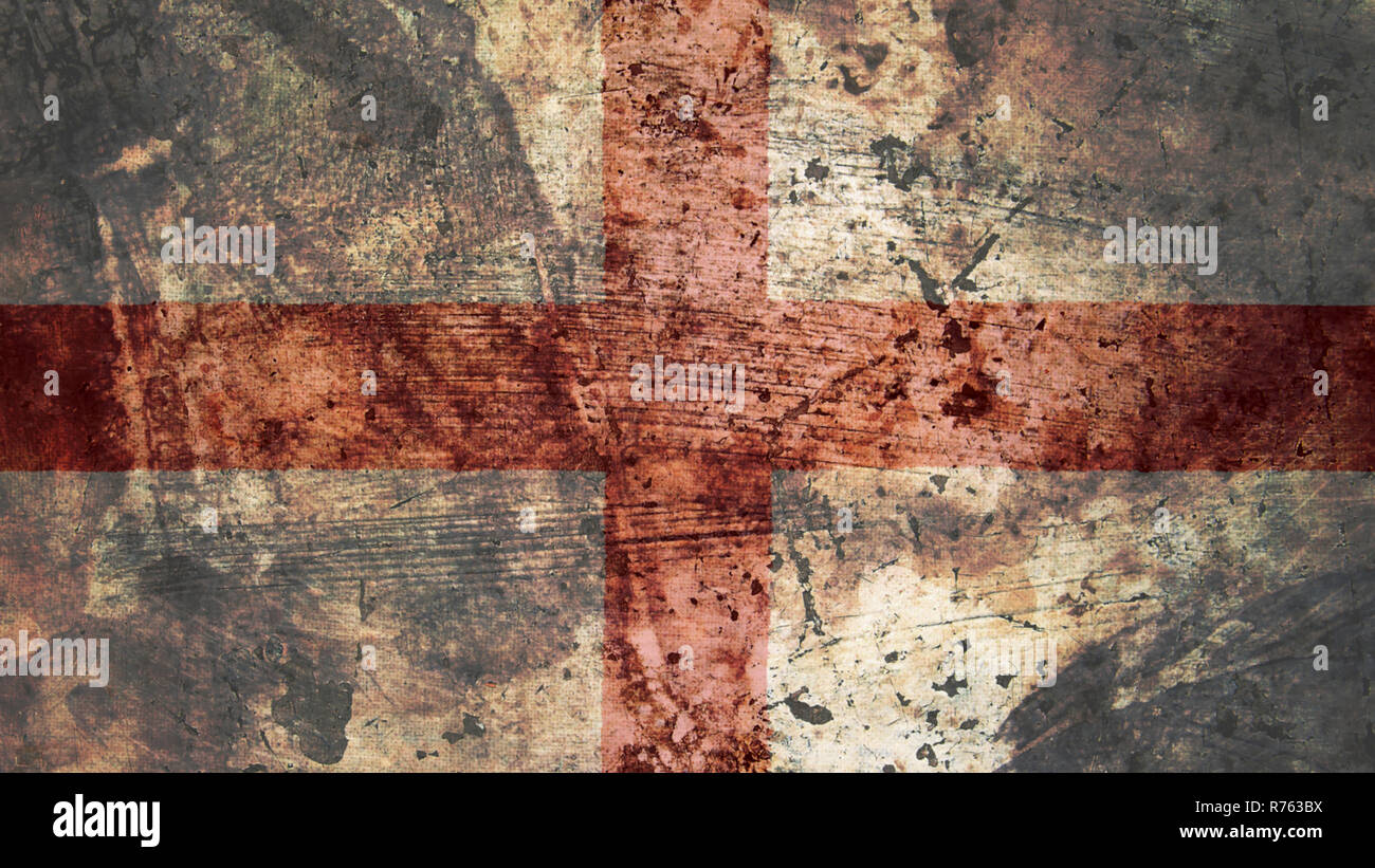 Grunge england flag hi-res stock photography and images - Alamy