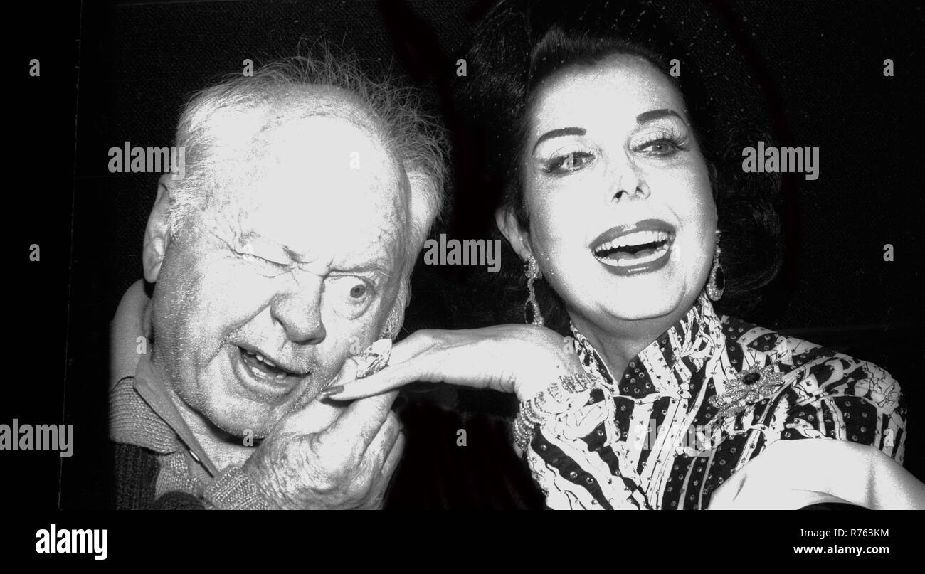 Mickey Rooney Ann Miller 1981 Photo By Adam Scull/PHOTOlink.net Stock ...