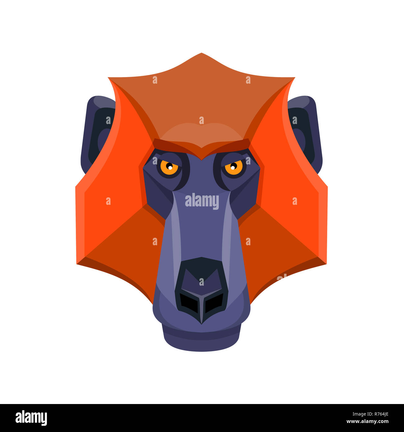 Baboon logo hi-res stock photography and images - Alamy