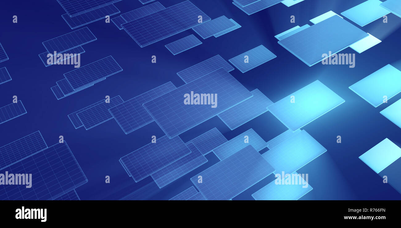 Modern Digital Economy on a Global Work Scale Stock Photo - Alamy