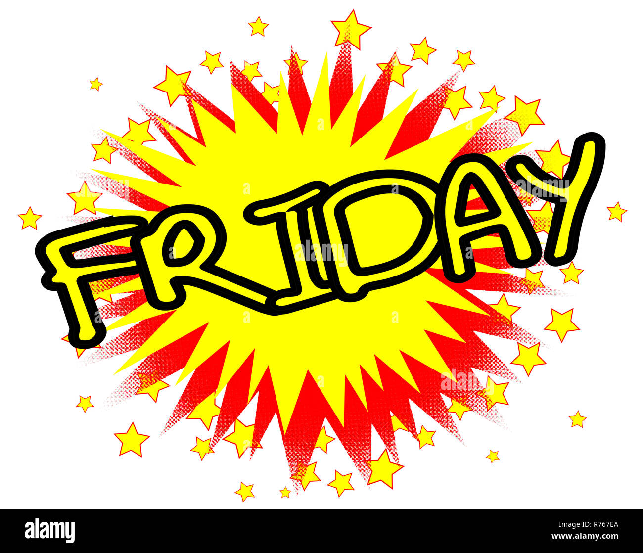 Friday fun day Cut Out Stock Images & Pictures - Alamy