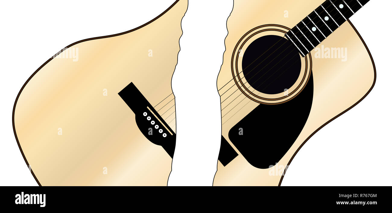 Broken guitar neck hi-res stock photography and images - Alamy