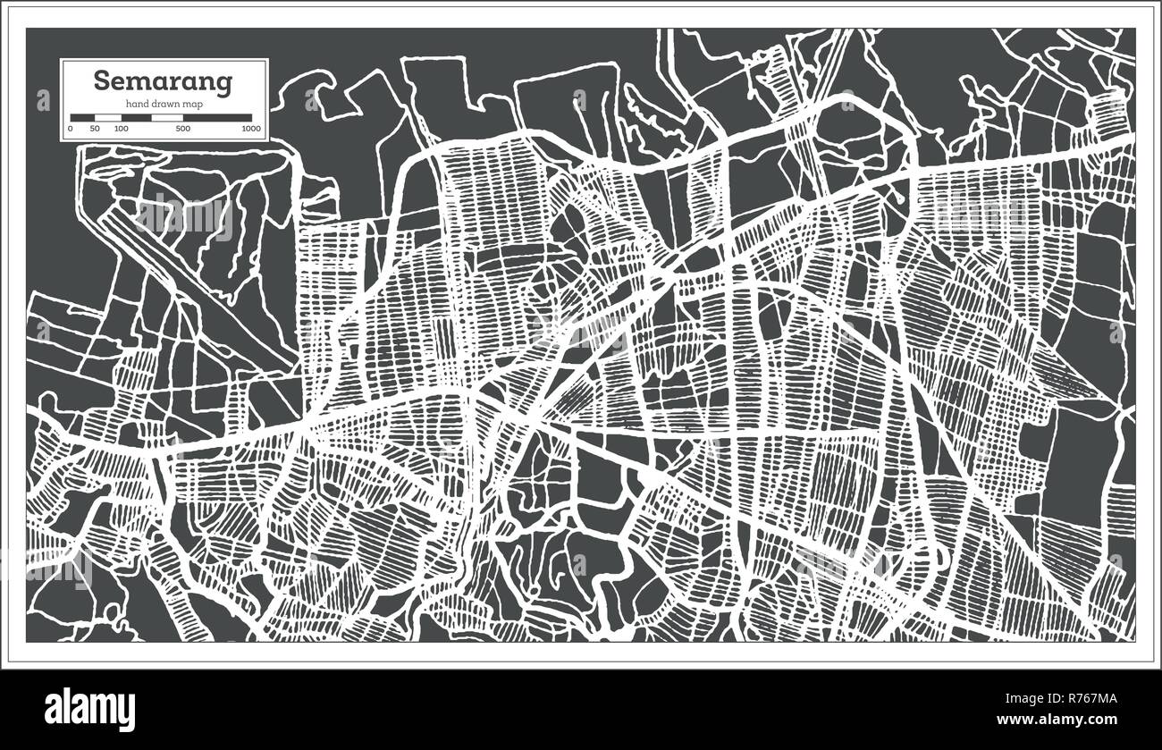 Map of semarang Stock Vector Images - Alamy