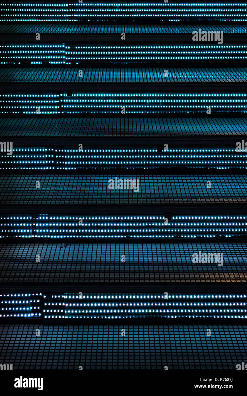 modern abstract background detail of interior design lights Stock Photo ...