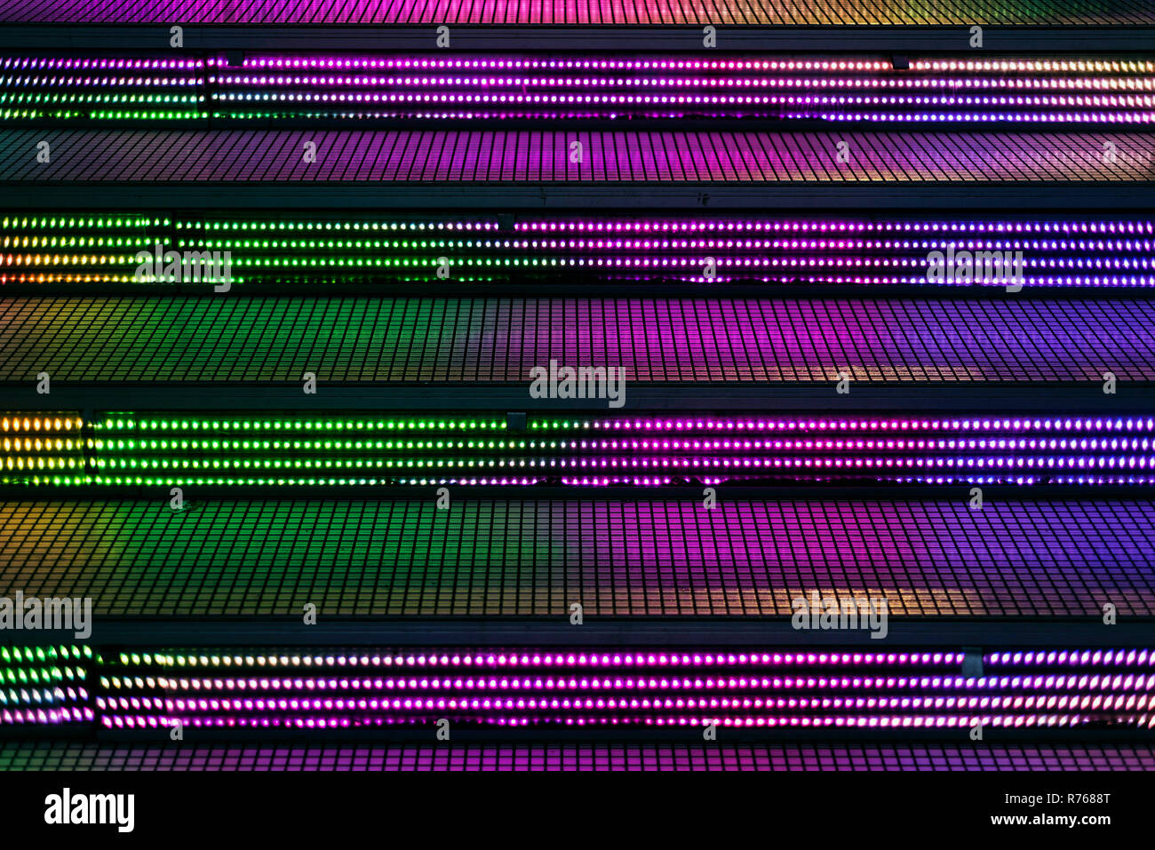 modern abstract background detail of interior design lights Stock Photo ...