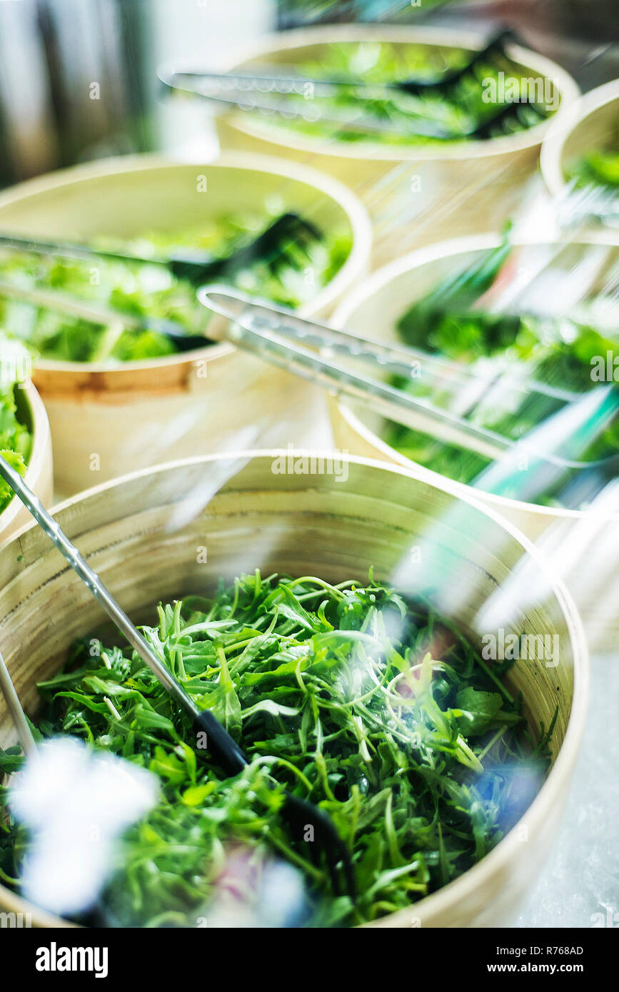 salad bar buffet fresh mixed lettuce display Stock Photo - Alamy salad bar buffet fresh mixed lettuce display Stock Photo - Alamy