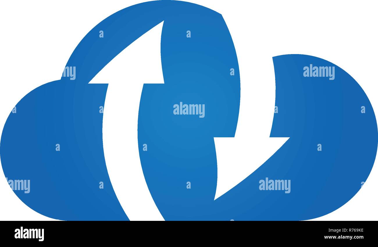 Cloud arrow hi-res stock photography and images - Alamy